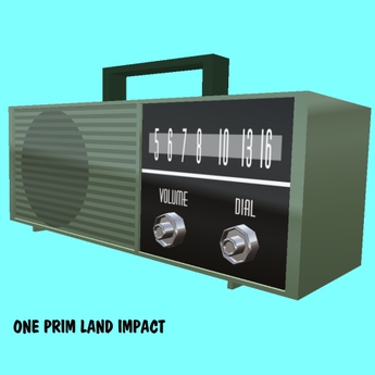 Second Life Marketplace - Vintage Radio Collection