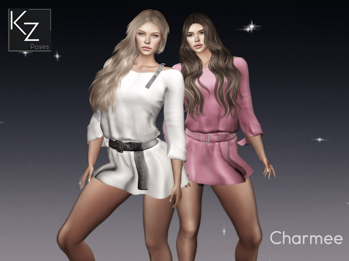 Second Life Marketplace - KZ poses - Charmee - Women Duo pose