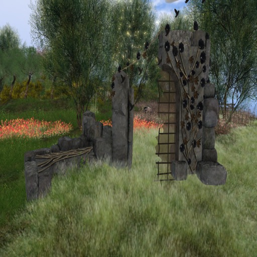 Second Life Marketplace - broken glass stone ruin