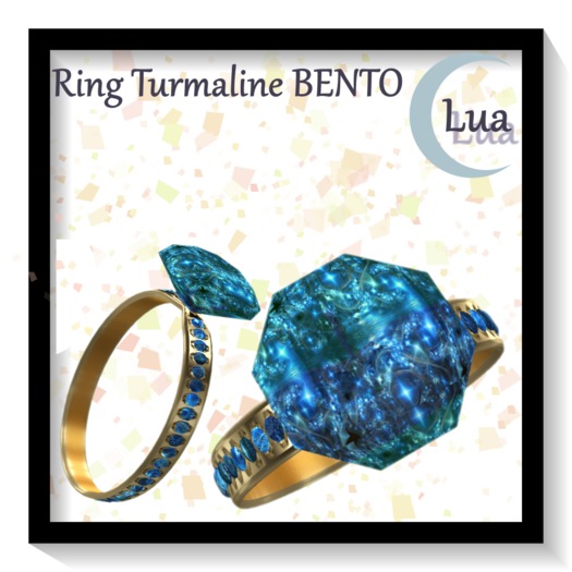 Second Life Marketplace - LUA Ring Turmaline BENTO.