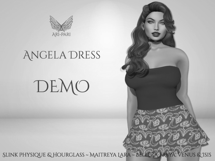 Second Life Marketplace - [Ari-Pari] Angela Dress (DEMO)