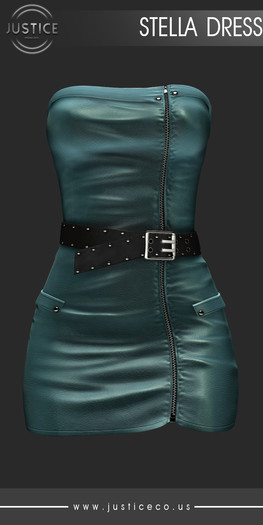Second Life Marketplace - [JUSTICE] STELLA DRESS - PACIFIC
