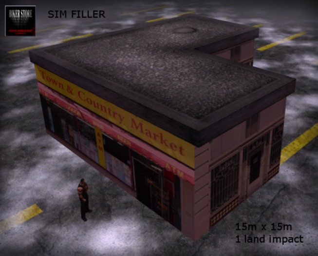 Second Life Marketplace - #SIM FILLER - Shopping Center / Market