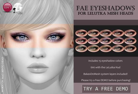 Second Life Marketplace - Izzie's - Fae Eyeshadows (LeLutka)