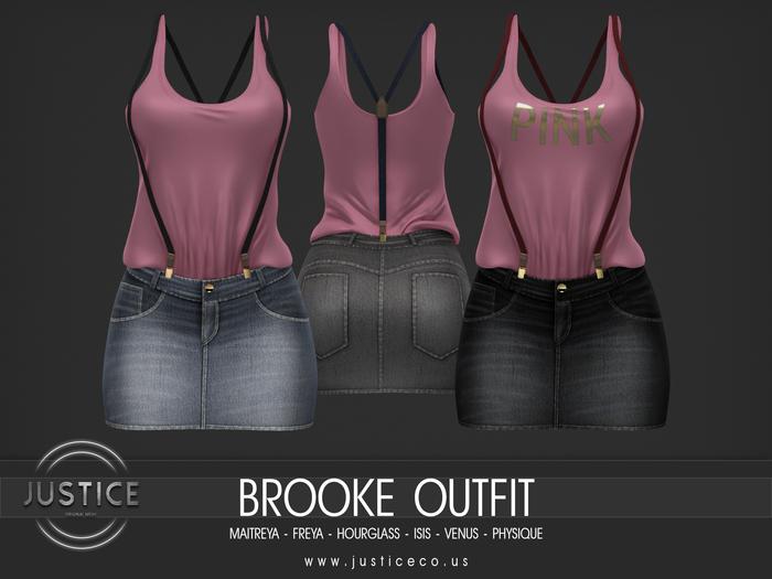 Second Life Marketplace - [JUSTICE] BROOKE OUTFIT - DAISY