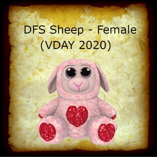 Second Life Marketplace - DFS Sheep - Female (VDAY 2020) Texture