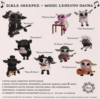 Second Life Marketplace - Jinx : Sheepee - Pavashipee Avatar RARE ...