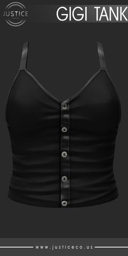 Second Life Marketplace - [JUSTICE] GIGI TANK - EBONY