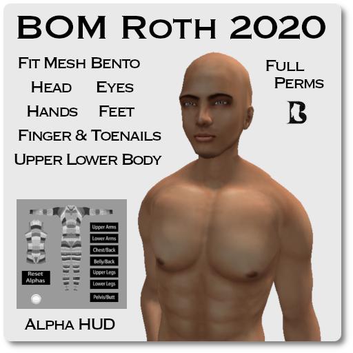 Second Life Marketplace - Blackburns BOM Roth 2020 Alpha HUD