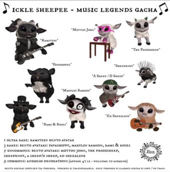 Second Life Marketplace - Jinx : Sheepee - Sheepknot Avatar UNCOMMON ...