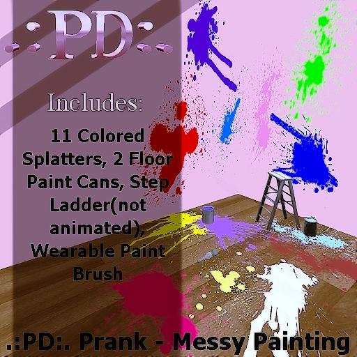 Second Life Marketplace - .:PD:. Prank Painting Set (wear to unpack)