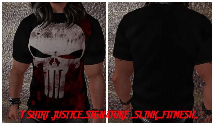 Second Life Marketplace - BOX T SHIRT .JUSTICE ..SIGNATURE ..SLINK ...