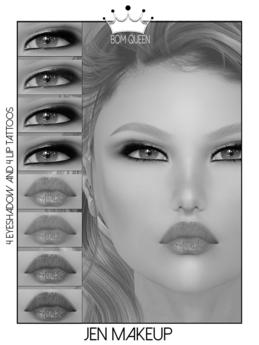 Second Life Marketplace - !BOM QUEEN! (DEMO) Jen Makeup Set BOM