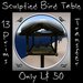 Second Life Marketplace - KBBT2 Sculptied Snowy Bird Table No Lights MP ...