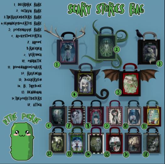 Second Life Marketplace - Little Pickle - Scary Stories Bag - 1 ...