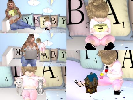Second Life Marketplace - Sofa Baby Parent & Kids