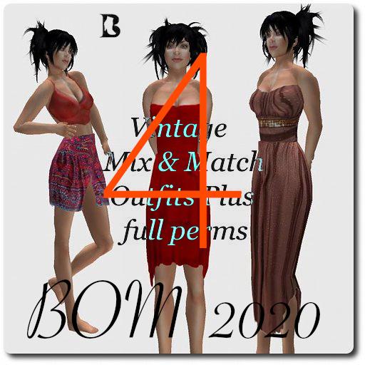 Second Life Marketplace - Lost Closet 4 Mix & Match Vintage Classic Clothes