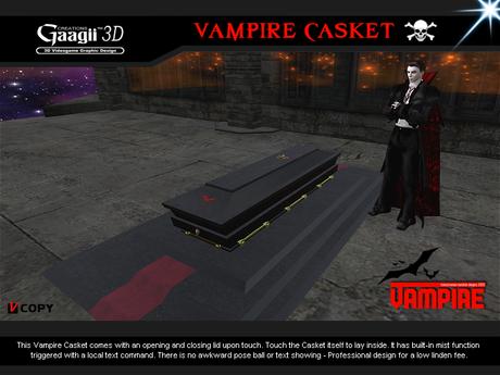 Second Life Marketplace - Gaagii - Vampire Casket 2020
