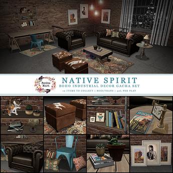Second Life Marketplace - Petite Mort- Native Spirit Side Table ...