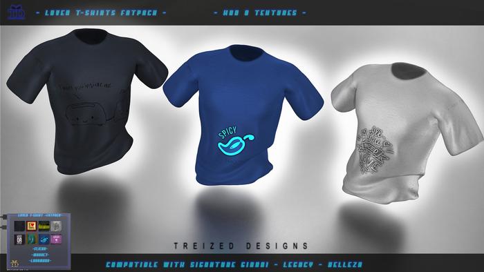 Second Life Marketplace - "TD" Loved T-Shirts FATPACK