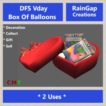 Second Life Marketplace - DFS Vday Box Of Balloons
