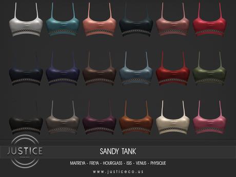 Second Life Marketplace - [JUSTICE DEMO] SANDY TANK - WEAR ME