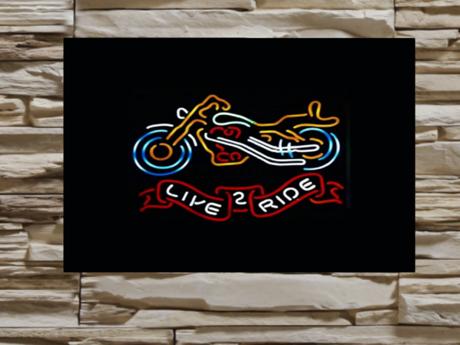 Second Life Marketplace - Neon Bike-Sign-3-Live 2 Ride