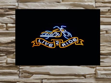 Second Life Marketplace - Neon Bike-Sign-2-Live 2 Ride