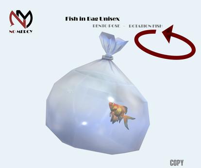 Second Life Marketplace - No Mercy / Fish in Bag Unisex