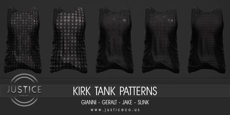 Second Life Marketplace - [JUSTICE] KIRK TANK - FATPACK - WEAR ME