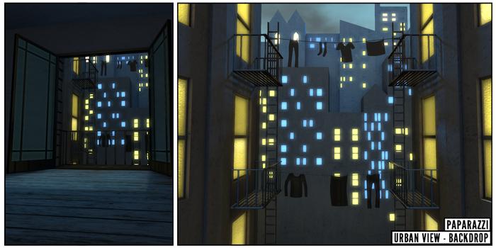 Second Life Marketplace - Paparazzi - BACKDROP - Urban View