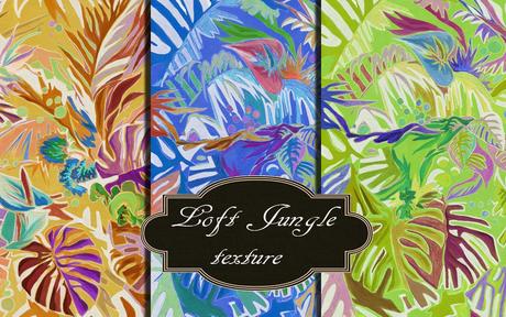 Second Life Marketplace - Loft Pop Jungle texture (NO seamless)
