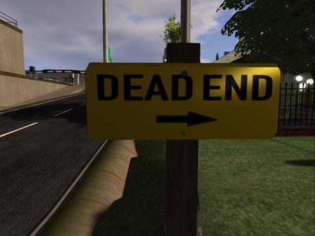 Second Life Marketplace - Dead End Sign