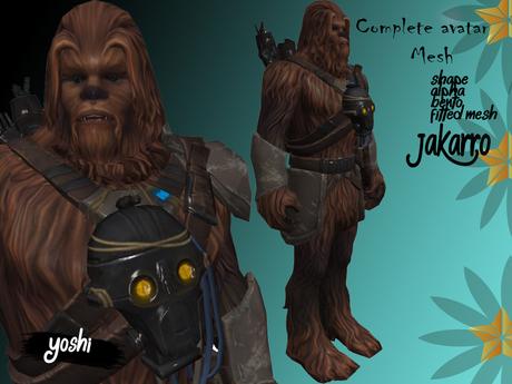 Second Life Marketplace - Avatar mesh jakarro (Bento/Fitted mesh)