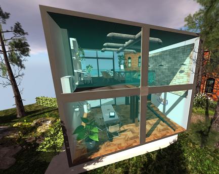 Second Life Marketplace - Modern Office Building V3