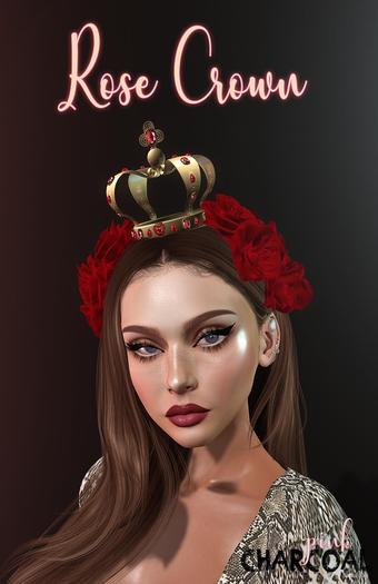 Second Life Marketplace - Pink Charcoal - Rose Crown