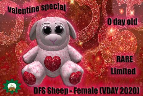 Second Life Marketplace - DFS Sheep - Female (VDAY 2020) Rare ...