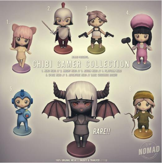 Second Life Marketplace - NOMAD // .03 // Chibi Action Hero
