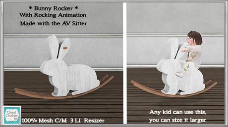 Second Life Marketplace - *CC* Bunny Rocker [boxed]