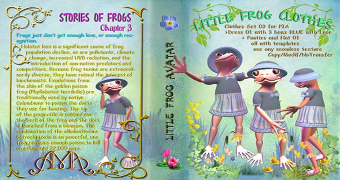 Second Life Marketplace - Stories of Frog-Chapter 03-Clothes Set 03 PIA ...