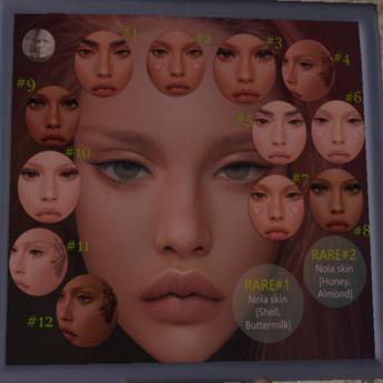 Second Life Marketplace - SPIRIT Skins - Nola Common #3 [Genus]