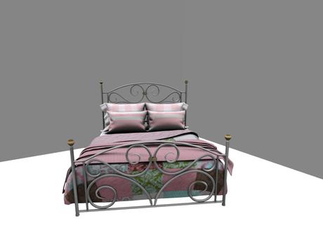 Second Life Marketplace - ~LS Designs~ Pretty In Pink Bed (boxed)