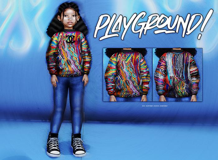 Second Life Marketplace - "PLAYGROUND. CHOOGIE SWEATERS" FATPACK