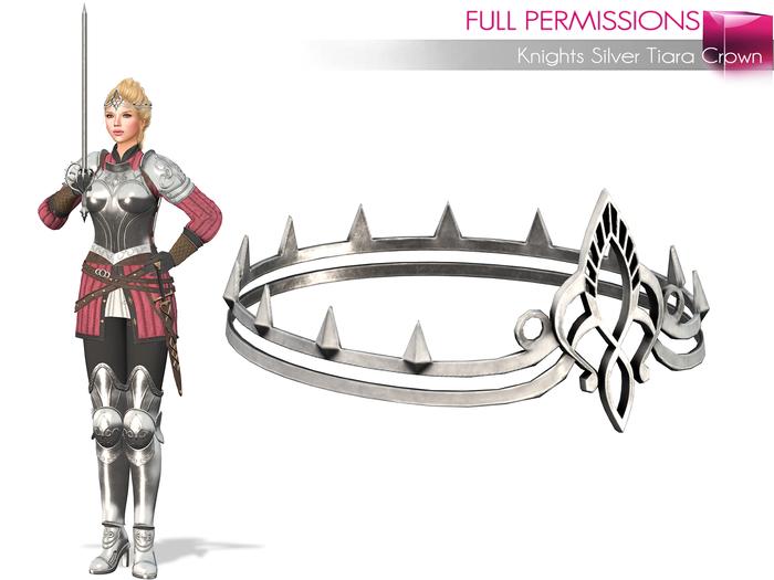 Second Life Marketplace - Full Perm Mesh Fantasy Tiara Crown - Non Rigged