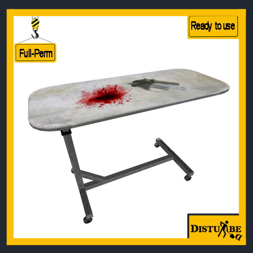 Second Life Marketplace - ::Disturbed:: Asylum Medical Table and Saw ...