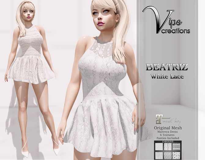 Second Life Marketplace - [Vips Creations] - Original Mesh Dress ...