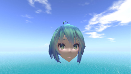 Second Life Marketplace - [Free] Miku Anime Mesh head (unrigged)