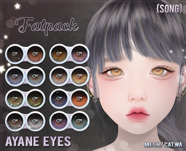 Second Life Marketplace - {S0NG} :: Ayane Eyes (Fatpack)
