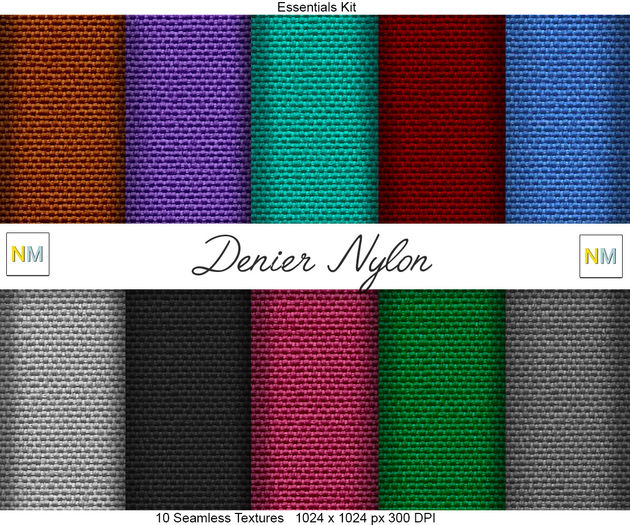 Second Life Marketplace - Denier Nylon Essentials Kit 10 Seamless ...