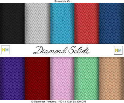 Second Life Marketplace - Diamond Solids Essentials Kit 10 Seamless ...